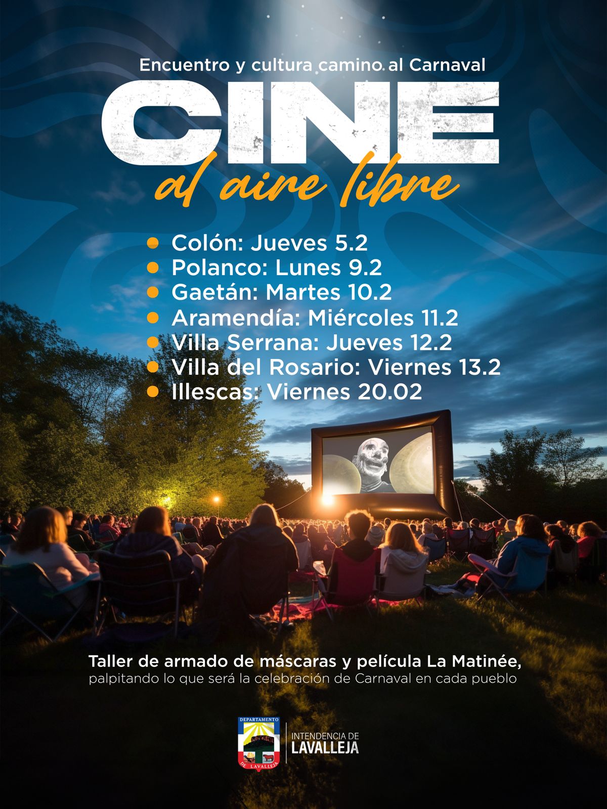 Comenzó un ciclo de cine al aire libre sobre carnaval – Diario La Unión
